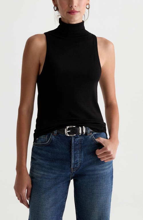 AG AG Faey Mock Neck Ribbed Tank